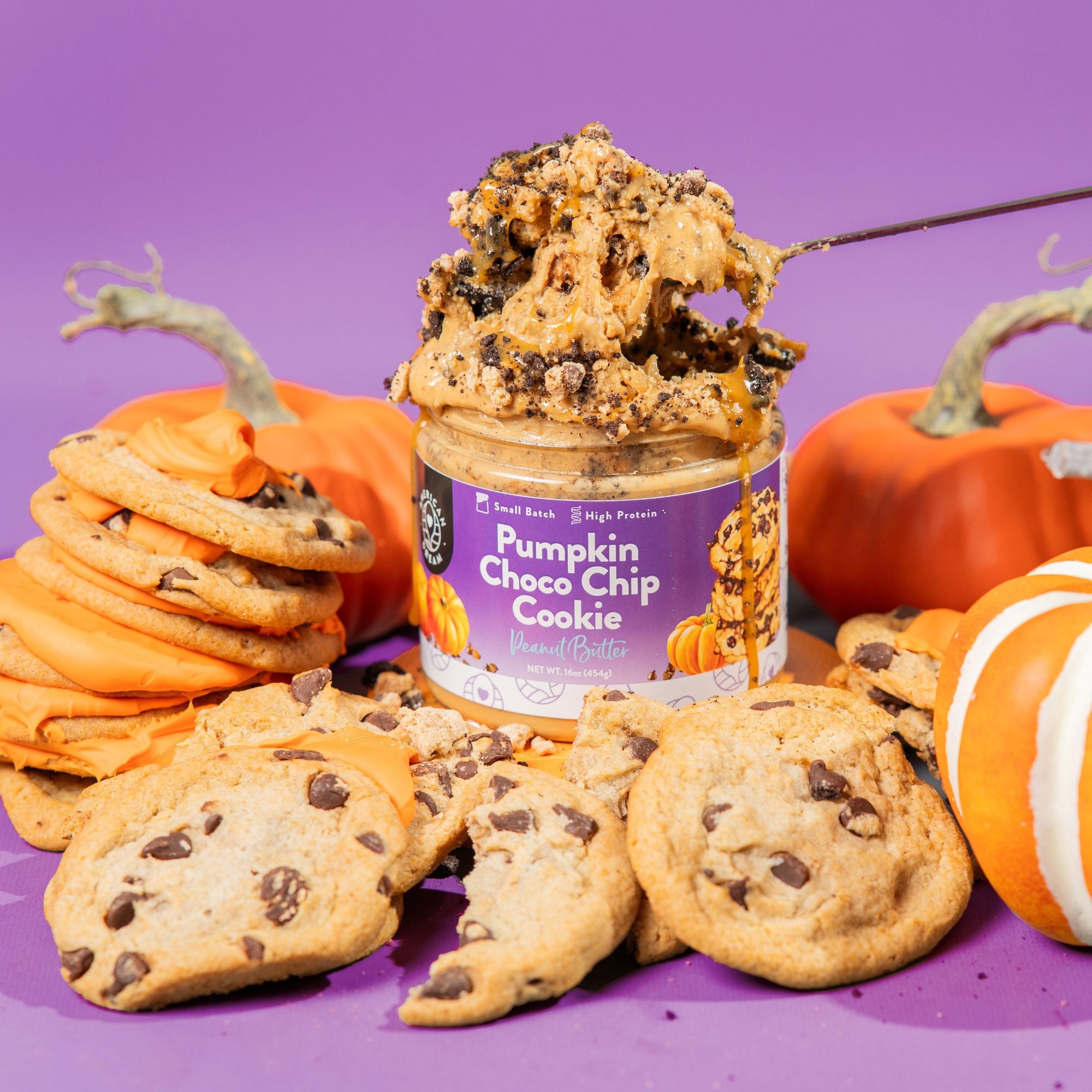 Pumpkin Choco Chip Cookie Peanut Butter – American Dream Nut Butter