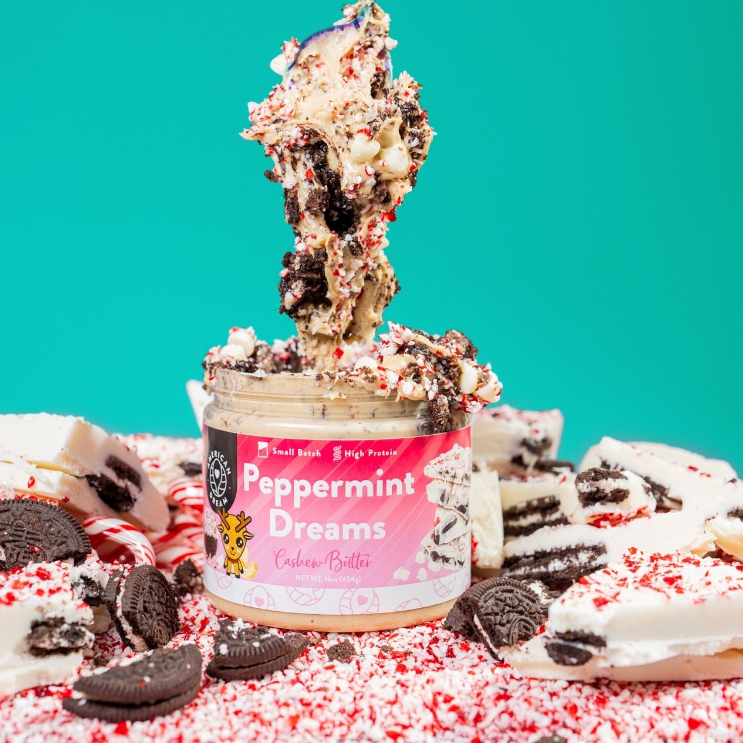 Peppermint Dreams Cashew Butter – American Dream Nut Butter