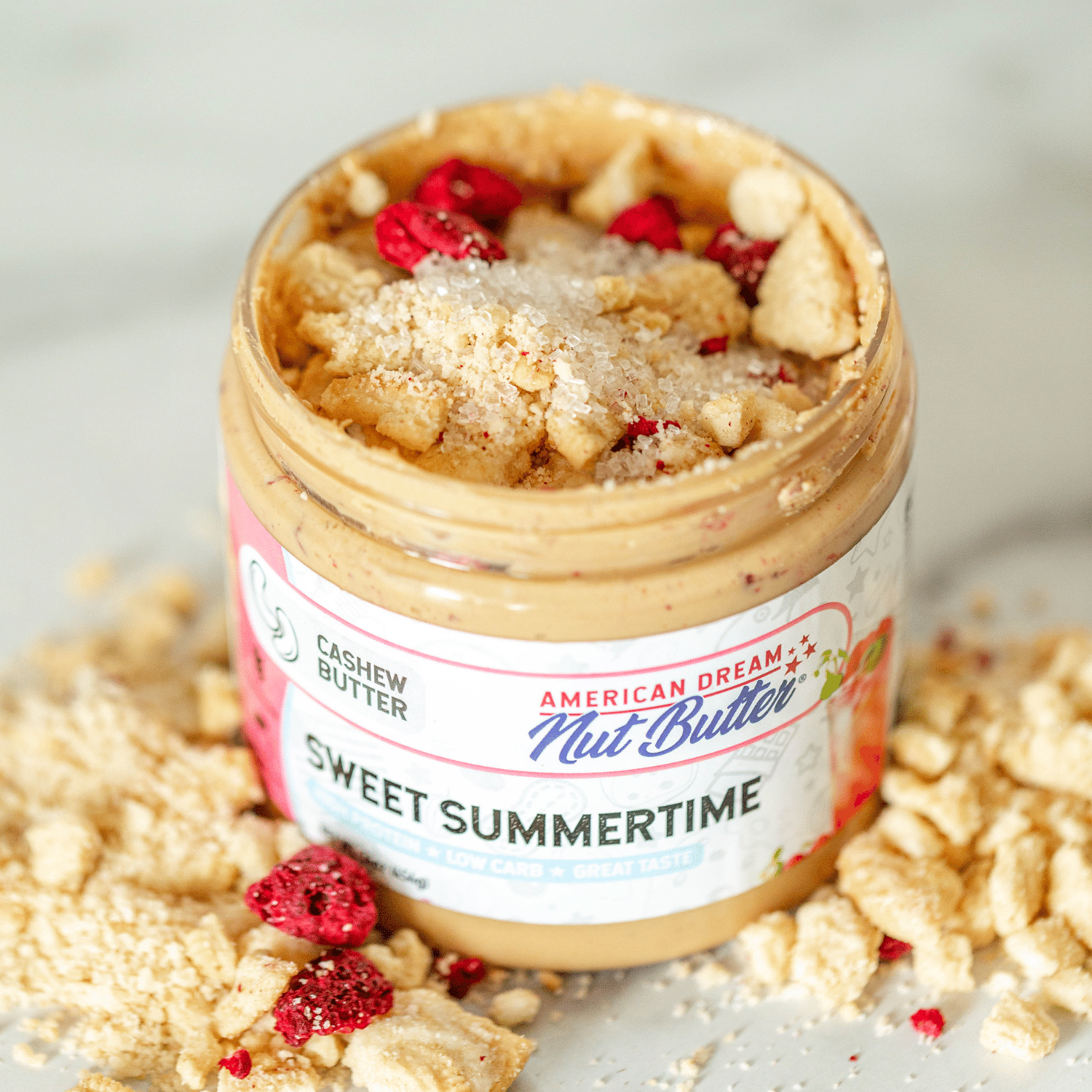 Gluten-Free Sweet Summertime Cashew Butter – American Dream Nut Butter